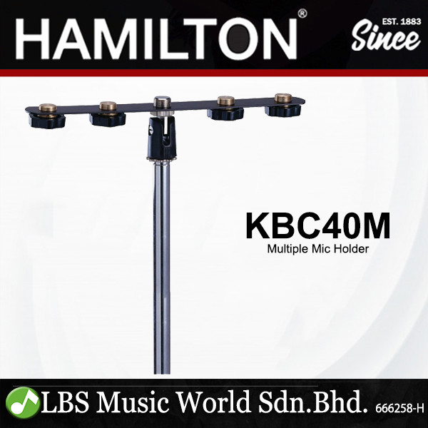 Hamilton KBC40M Multiple Stage Microphone Holder (KBC40M) | Shopee ...