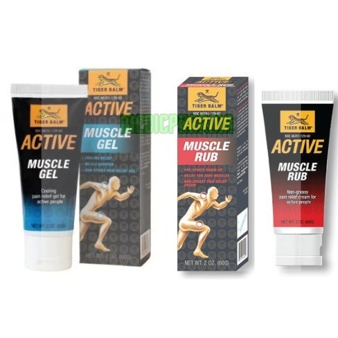 TIGER BALM ACTIVE MUSCLE GEL / RUB 60g | Shopee Singapore