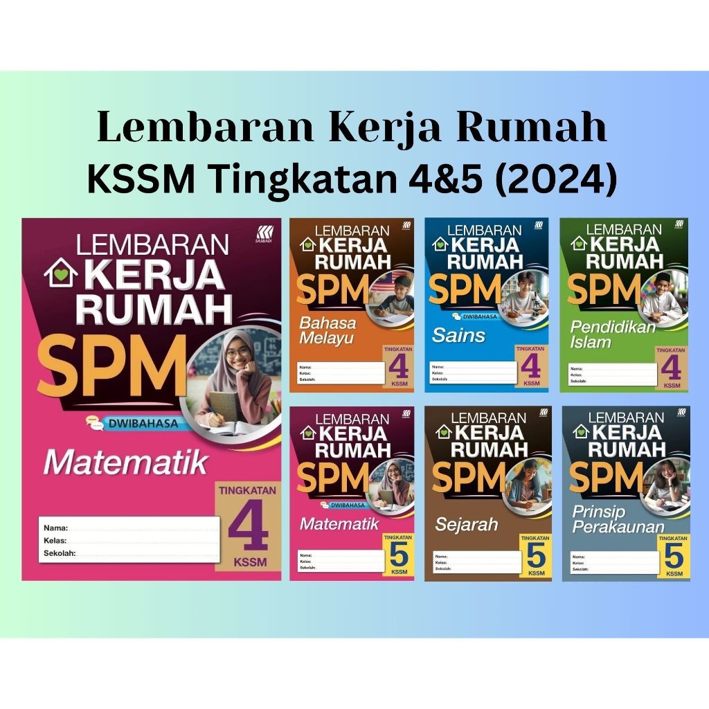 Sasbadi - SPM KSSM Form 4&5 Homework Sheet (2024) | Shopee Singapore