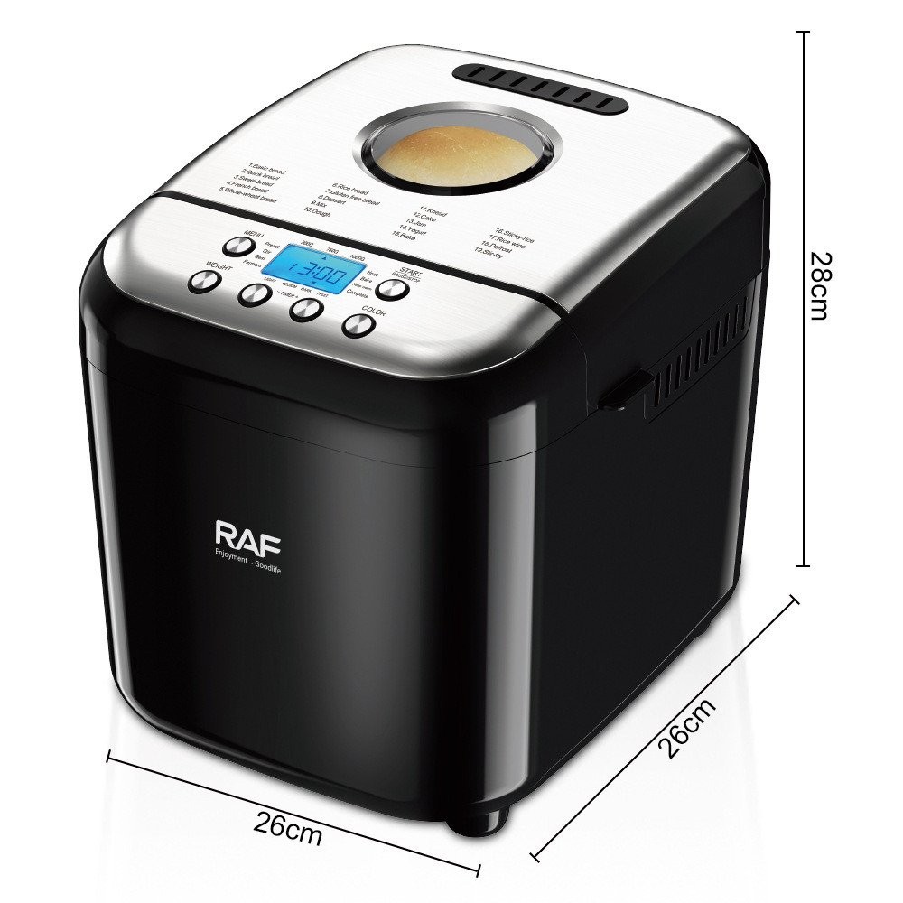 RAF Cross-Border European Multi-Functional Smart Home Bread Maker Fully Automatic Dough Baking ...