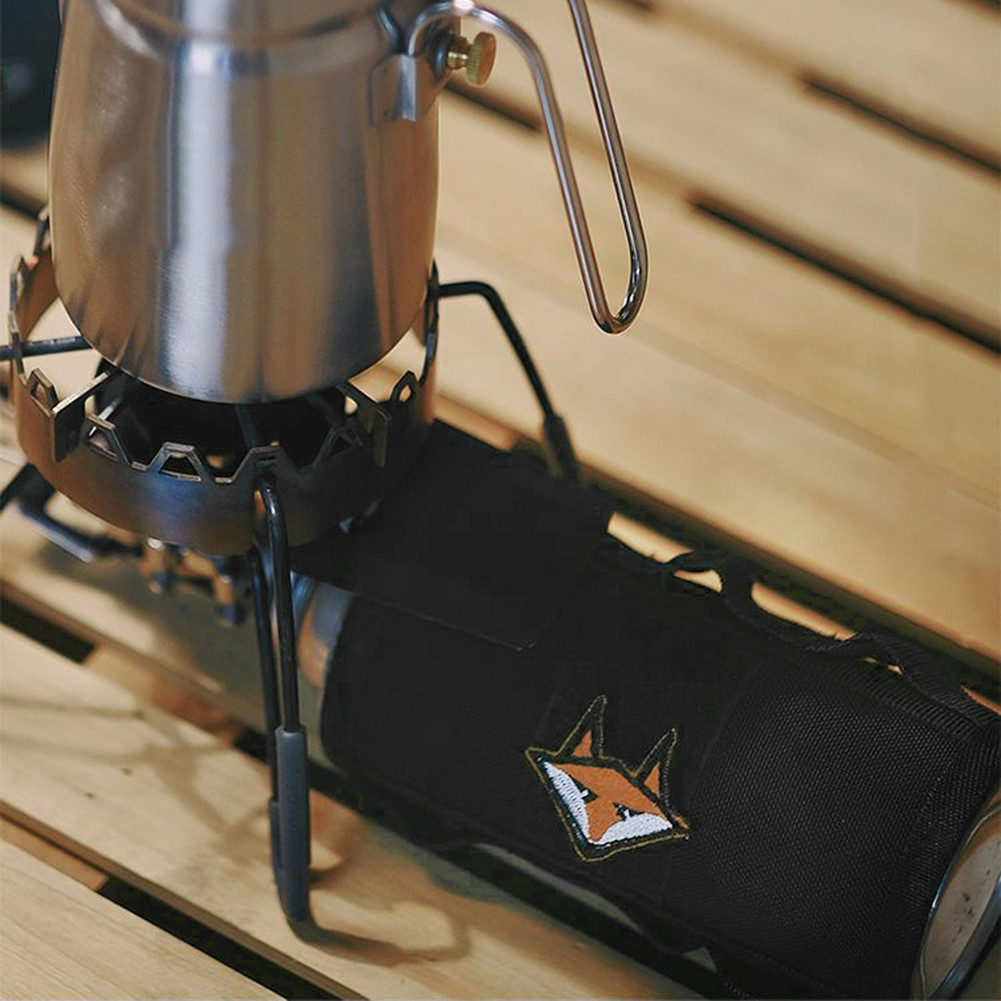 Camping Long Butane Gas Canister Protective Cover with DIY Sticker ...