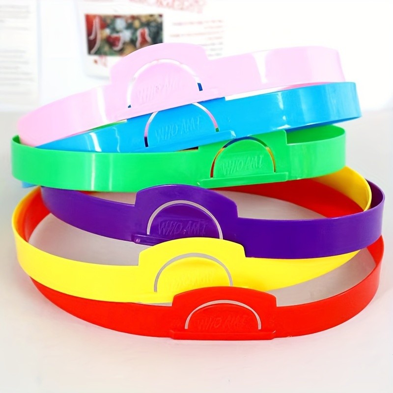 Adjustable Colorful Plastic Headbands for Interactive Classroom Games ...