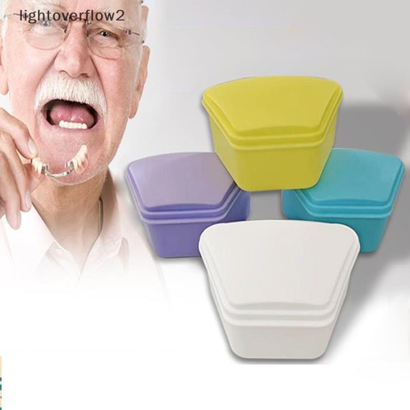 [lightoverflow2] Portable Trapezoid Orthodontic Retainer Box Teeth Oral ...