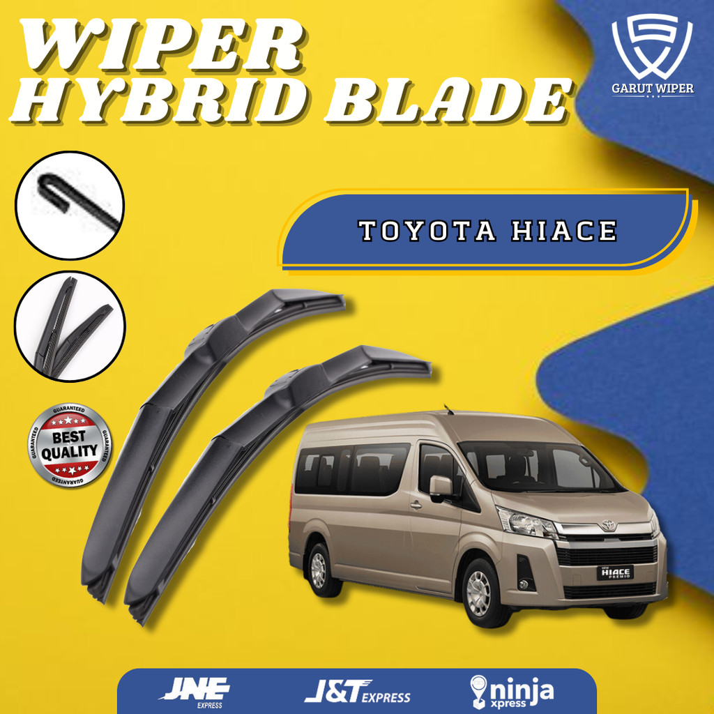 Toyota Hiace Hybrid Blade Car Wiper Aerodynamic Design 1 Set Left Right ...