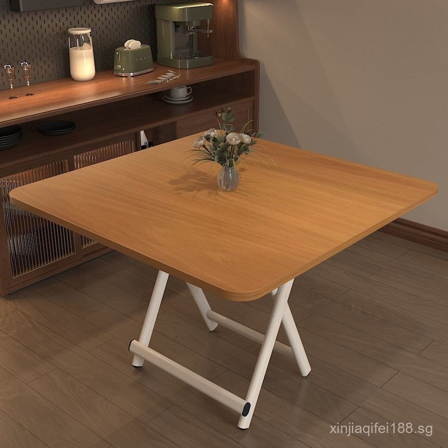 [1124Positive Review]Folding Dining Table for Rental Houses Simple ...
