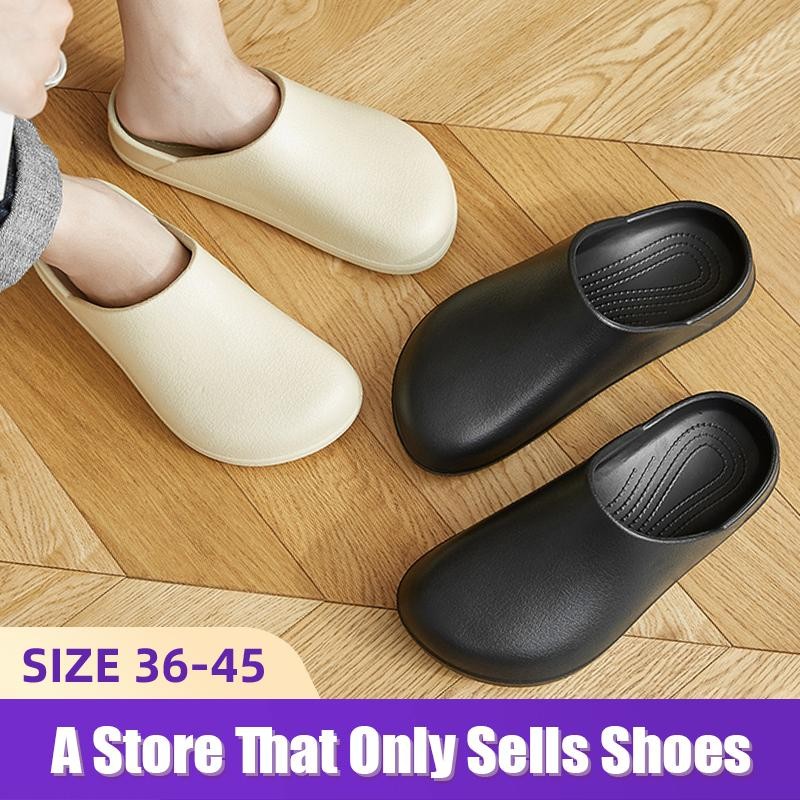 Unisex Summer Couple Anti Slip Indoor Slip On Clogs Women Soft EVA Sole ...