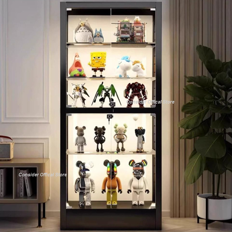 Building Block Cabinet Handmade Display Cabinet Toy Display Rack With ...