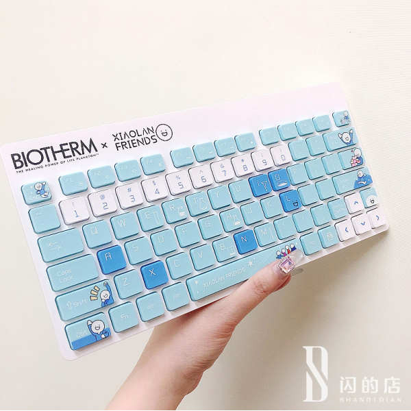 wireless keyboard keyboard wireless Biotherm Blue Cartoon Wireless ...