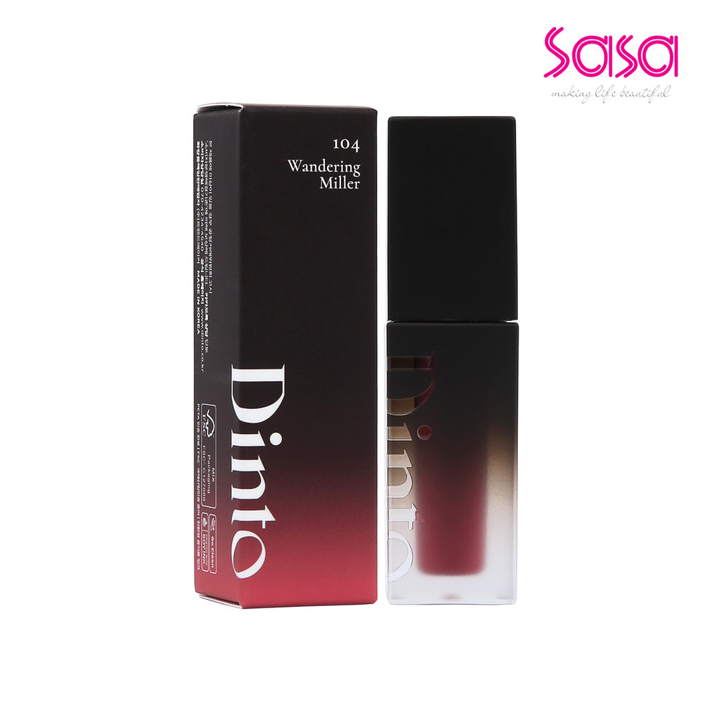 DINTO Vegan Blur-Finish Lip Tint 104 Wandering Miller*Expires on 11/2025 | Shopee Singapore