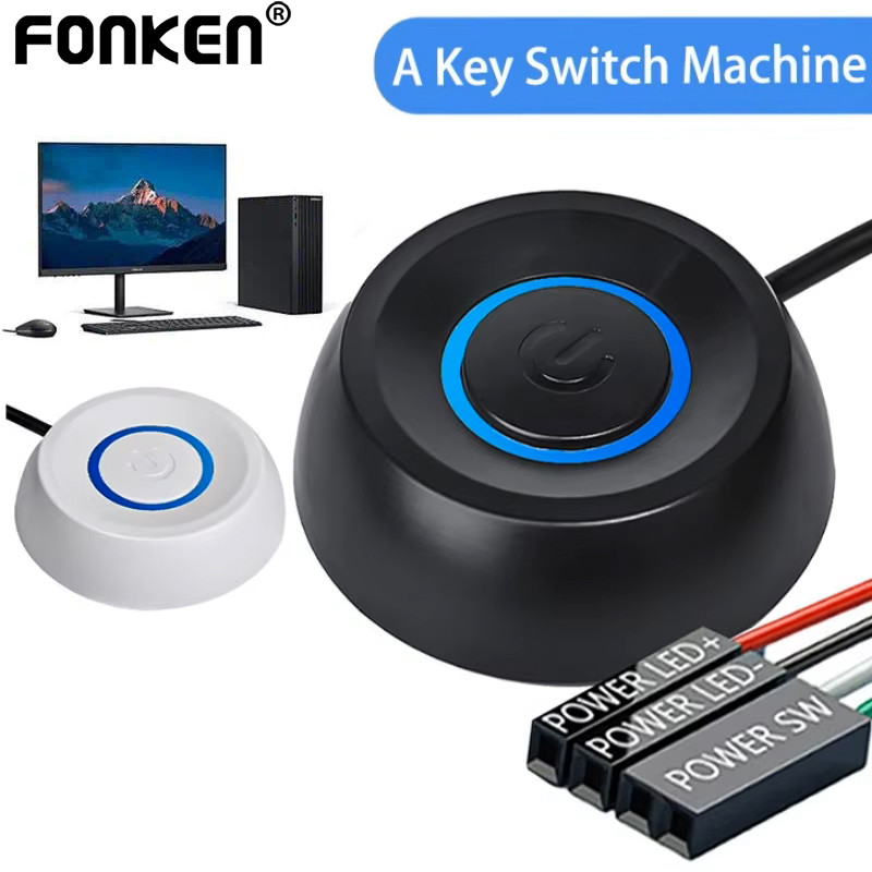 Fonken Desktop Computer Power Switch PC Motherboard External Start On ...