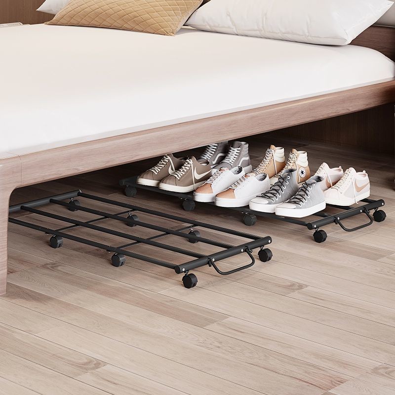 Dormitory Bed Bottom Shoe Rack Shoe Storage Fantastic Movable Shoe Rack ...