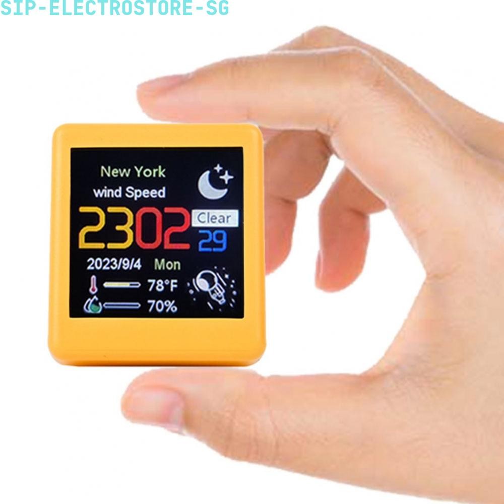 Smart WIFI Clock LED Lights Real-time Updates Weather Updates Compact ...