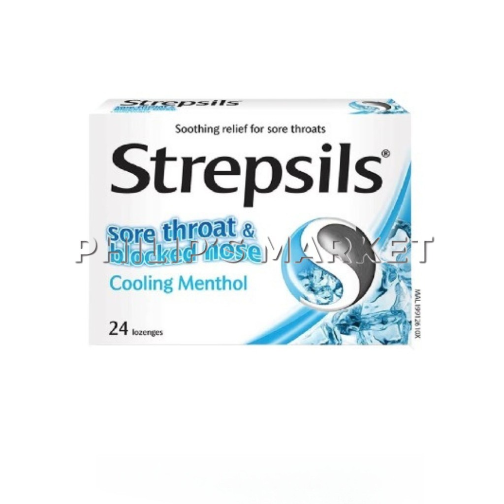 Strepsils Cool Sensation For Sore Throat (24 Lozenges) | Shopee Singapore