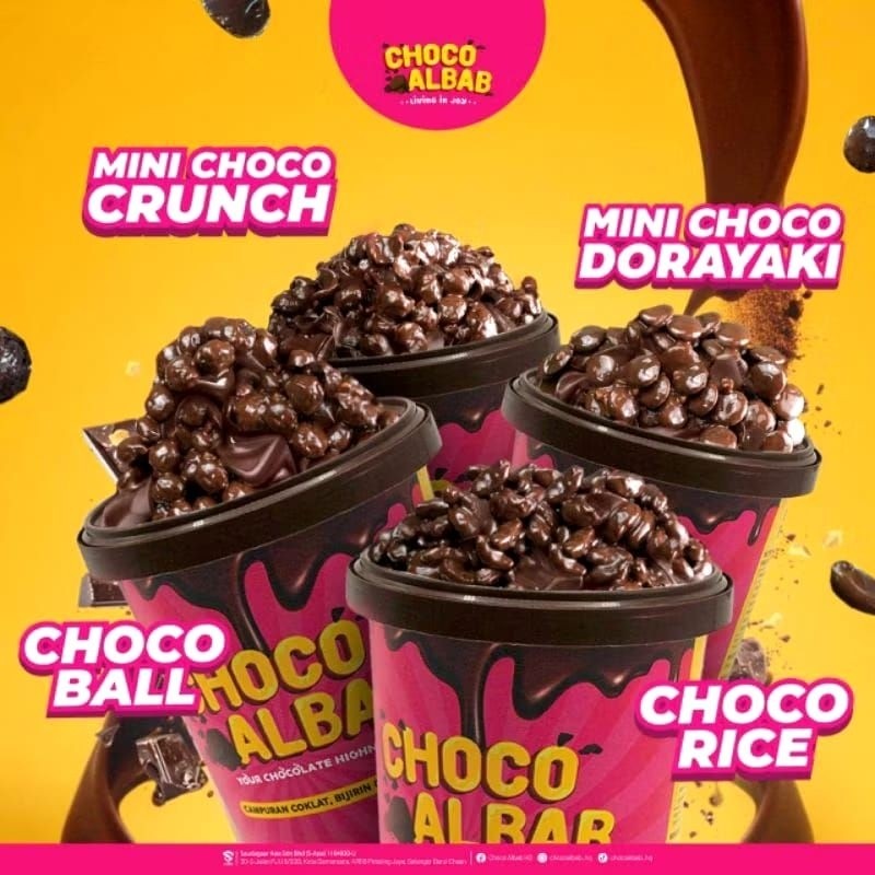 Choco Albab Tub Pink Campuran Coklat Bijirin Dan Almond (CHOCO RICE ...