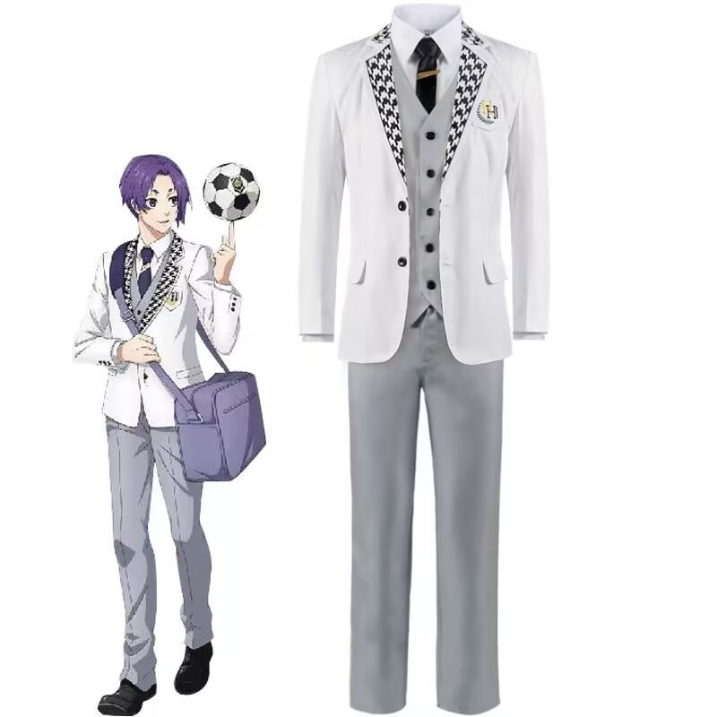 Blue Prison Reo Kage Rei Wang Nagi Seishiro cos Uniform White Treasure ...