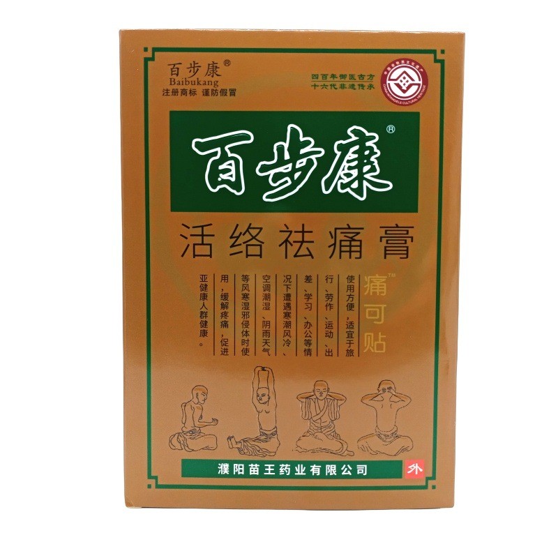 Baibukang Pain Can Patch Active Pain Removal Cream 3 Patches/Box Green ...