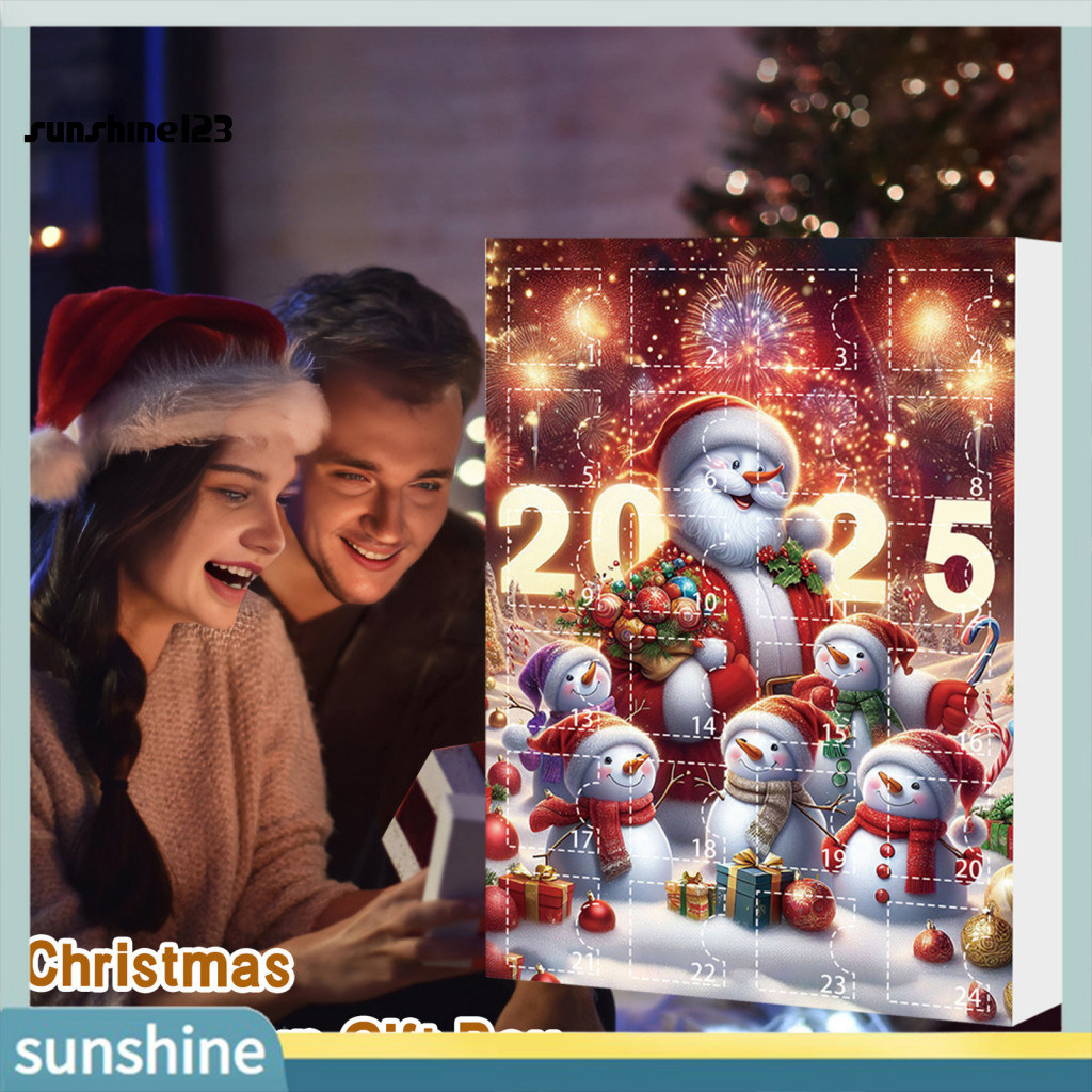 Cute Christmas Countdown Calendar Advent Calendar Snowman Design ...