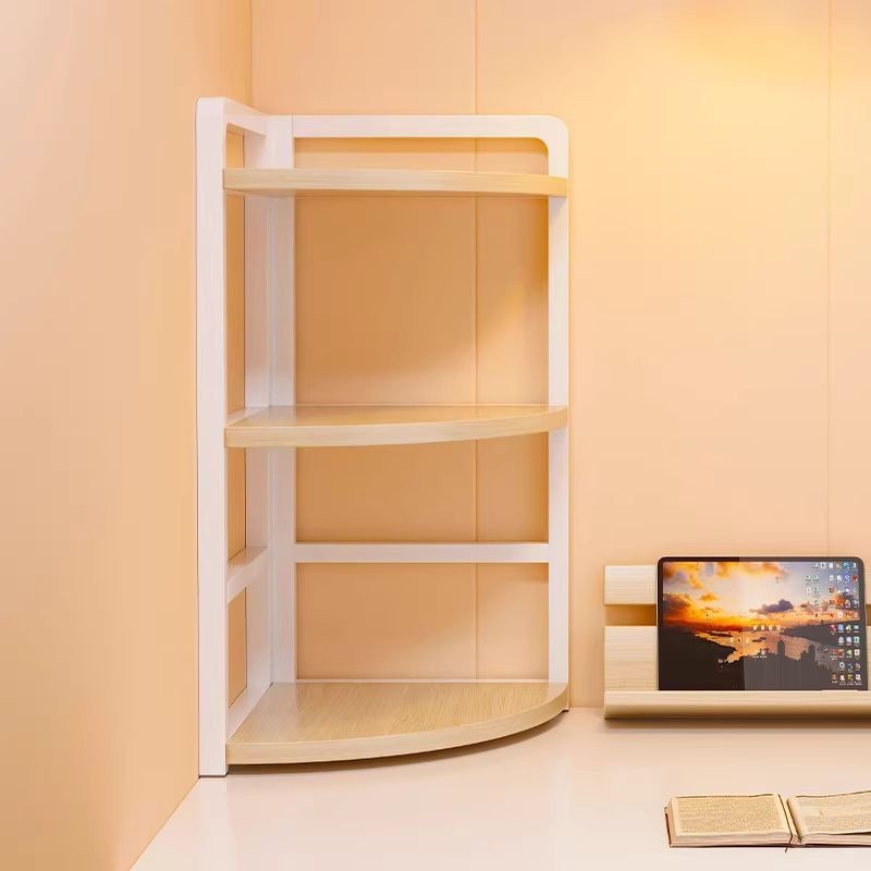 [in stock] Desktop Triangle Bookshelf Desktop Corner Storage Rack ...