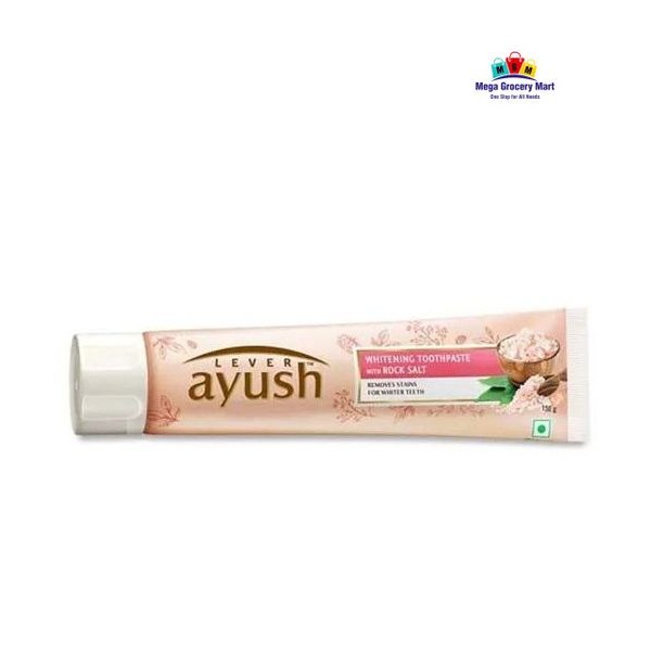 Lever Ayush Whitening Rock Natural Ayurvedic Salt Toothpaste 150g ...