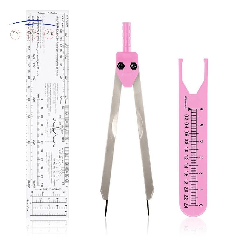 EKG Calipers ECG Calipers Measuring Tool with Ruler EKG Caliper Divider ...