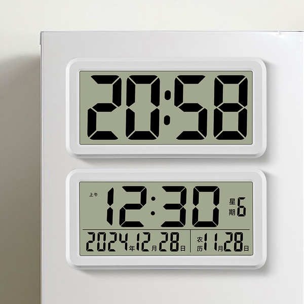 clock wall clock Magnetic fridge magnet, clock, digital electronic ...