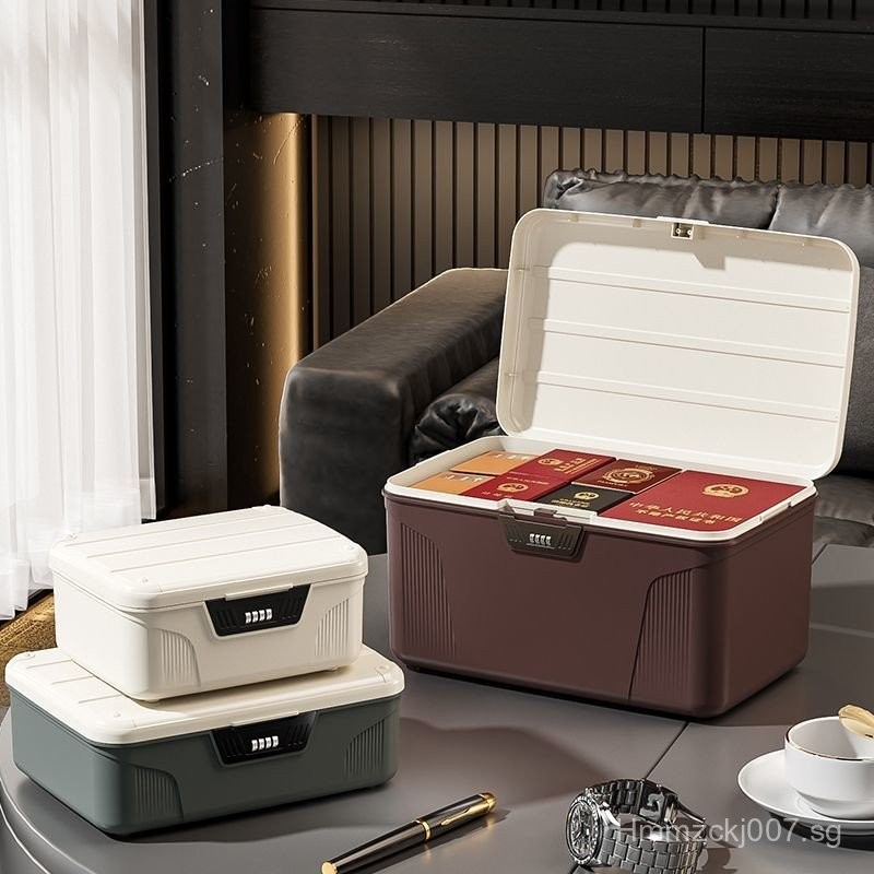 Certificate Storage Box Large Capacity Password Storage Box Valuables ...
