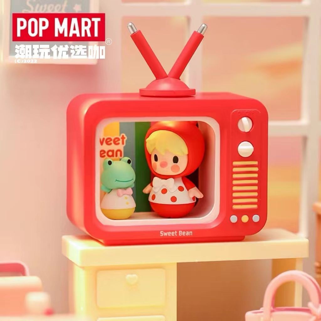 P POPMART POPMART Sweet Beans I Here Series Mystery Box Figure Toy ...
