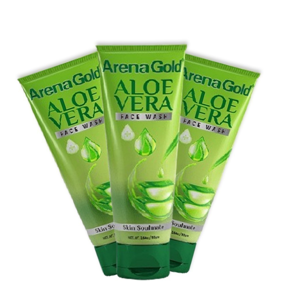 Arena Gold Aloe Vera Facewash 100G | Shopee Singapore