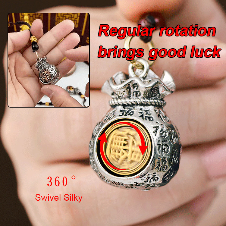 Fortune Bag Gold Fortune Money Bag Full of Fortune God Pendant | Shopee ...