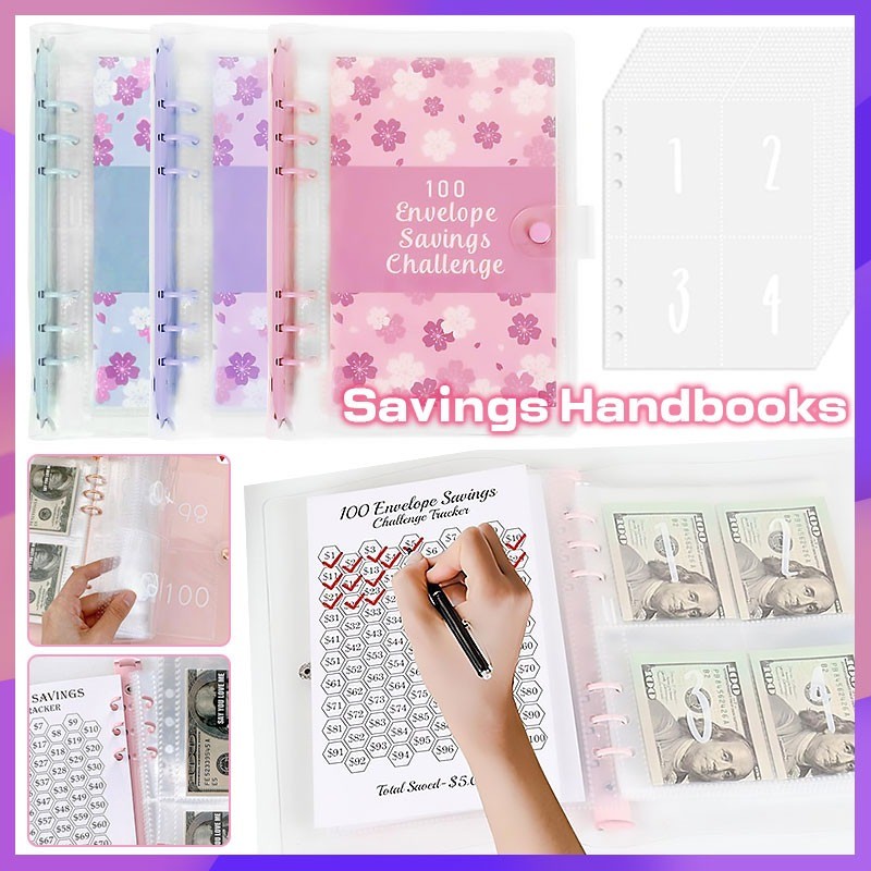 100 Envelope Challenge 100 Days Cash Envelope Couple Save Money ...