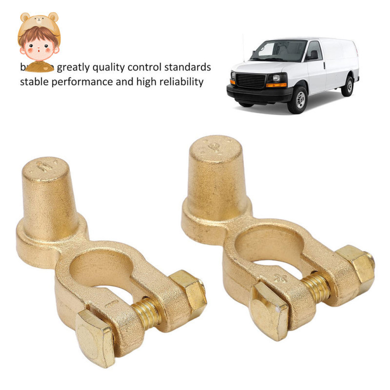 1 Pair SAE To JIS Car Battery Terminal Connector Positive Negative Top ...