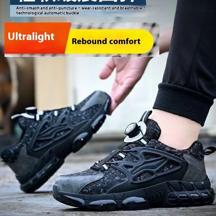Ready Stock New Style Safety Shoes Anti-smashing Anti-piercing Non ...