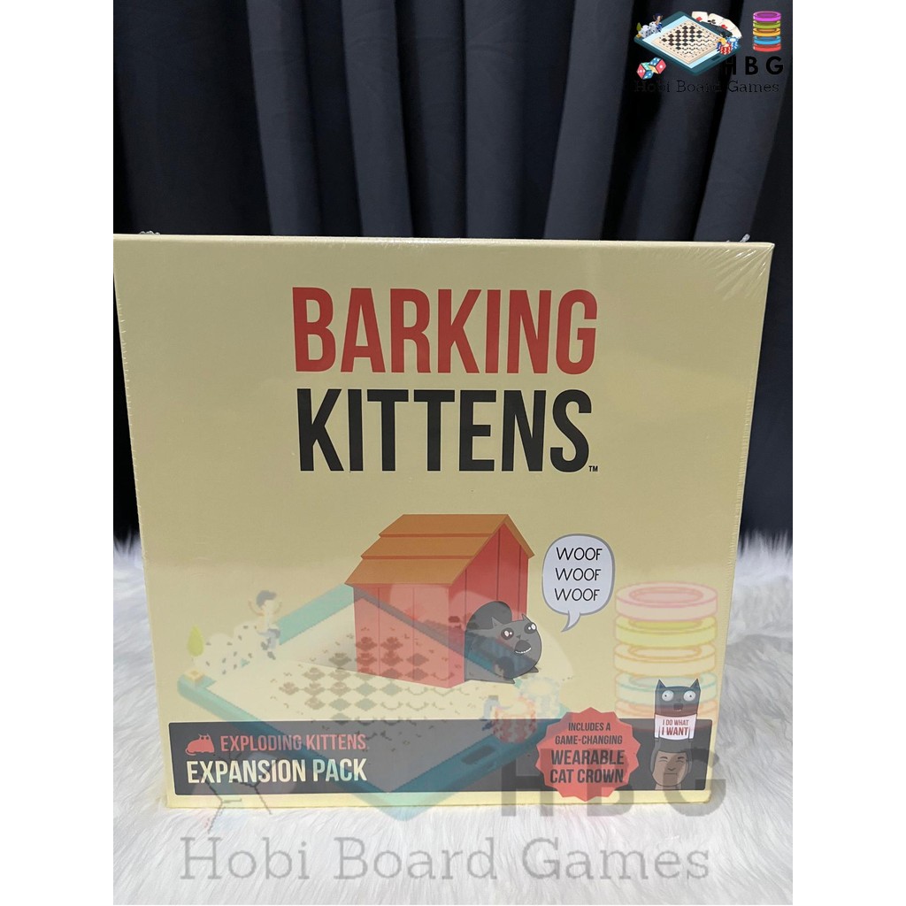 Exploding Kittens: Barking Kittens Board Game Expansion (Original ...