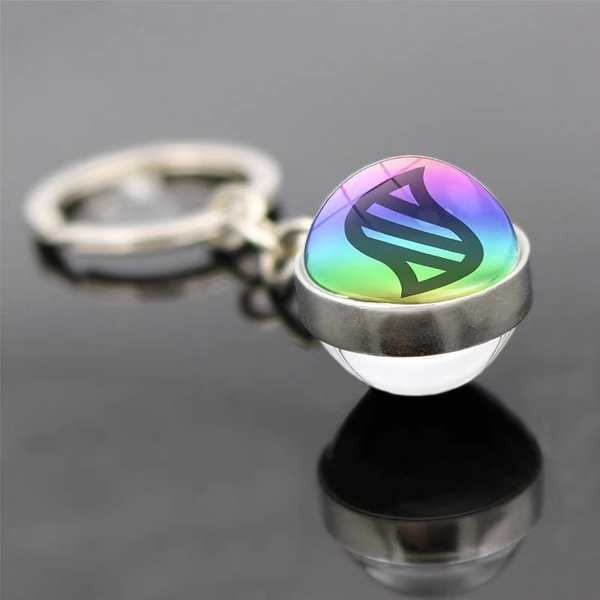 Pokémon Pokémon mega Evolution Stone Keychain Student Bag Pendant maga ...
