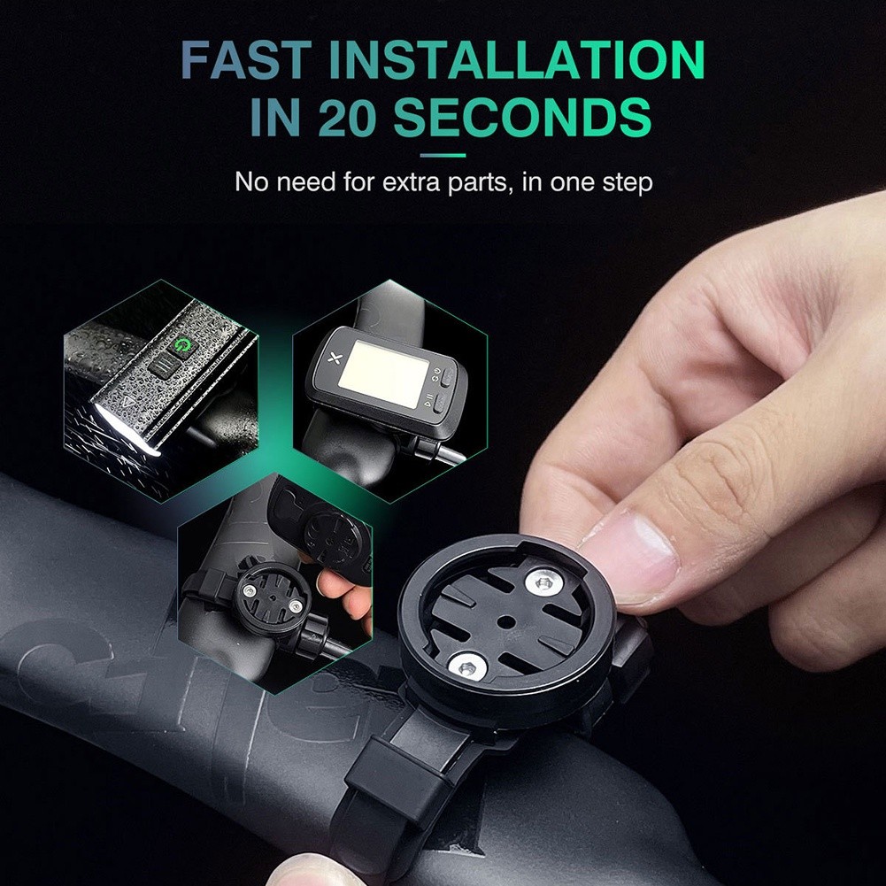 JR0 Bike Handlebars Computer Mount Bracket Adjustable Stopwatch ...