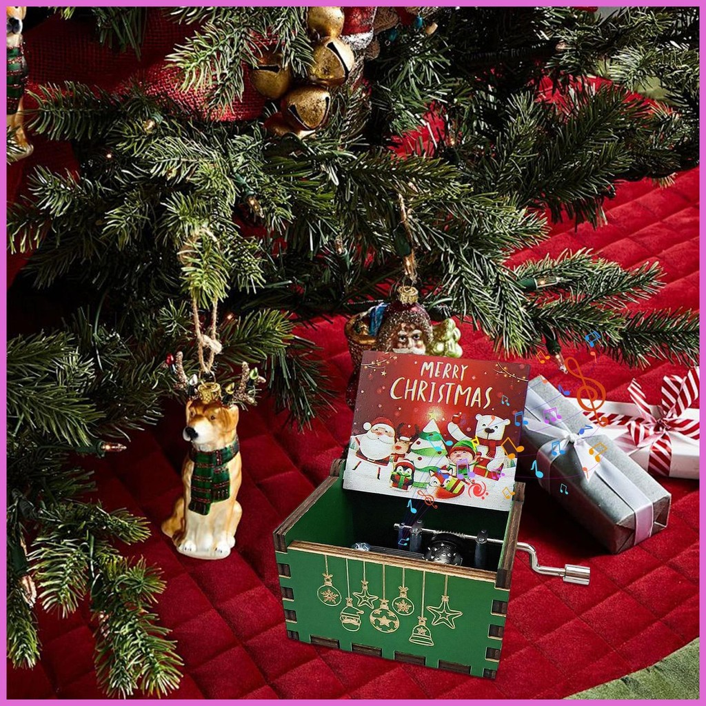 Christmas Music Box Musical Boxes Case Classical Musical Box Christmas ...