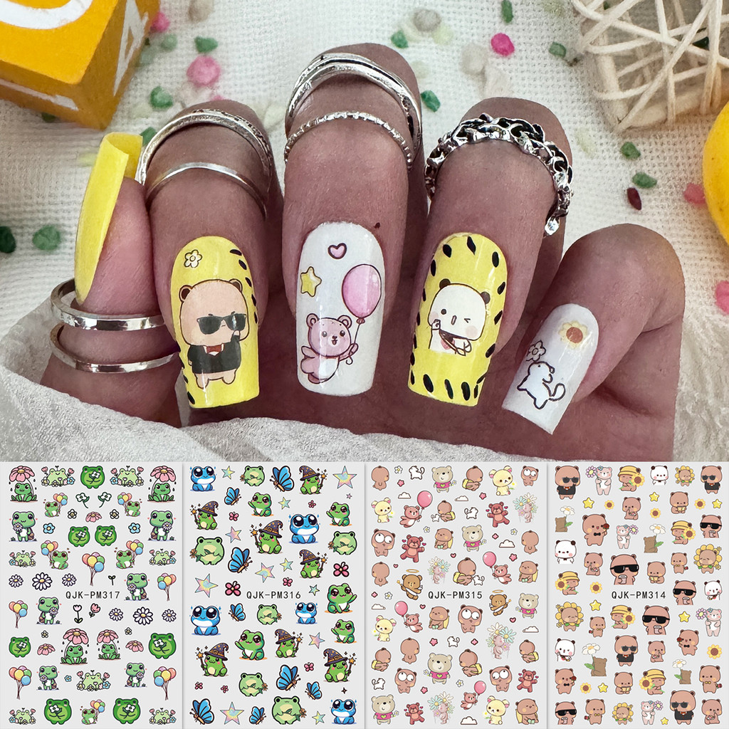 MAMA NAIL Nail Stickers Wholesale Cartoon Cute Small Animals Little ...