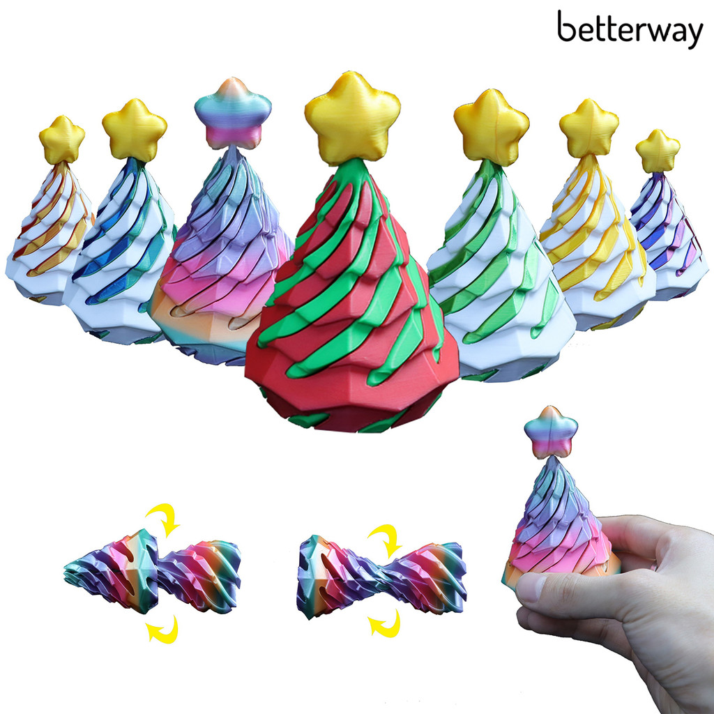 Betterway 3D Printed Spiral Cone Toy Impossible Christmas Tree ...