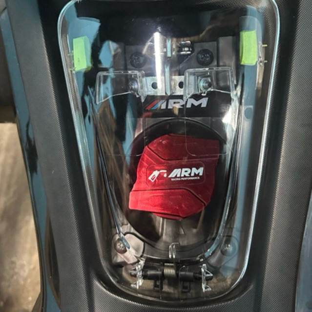 Aerox transparent tank Cover New Aerox Old Cover in ARM CYBER EDITION ...
