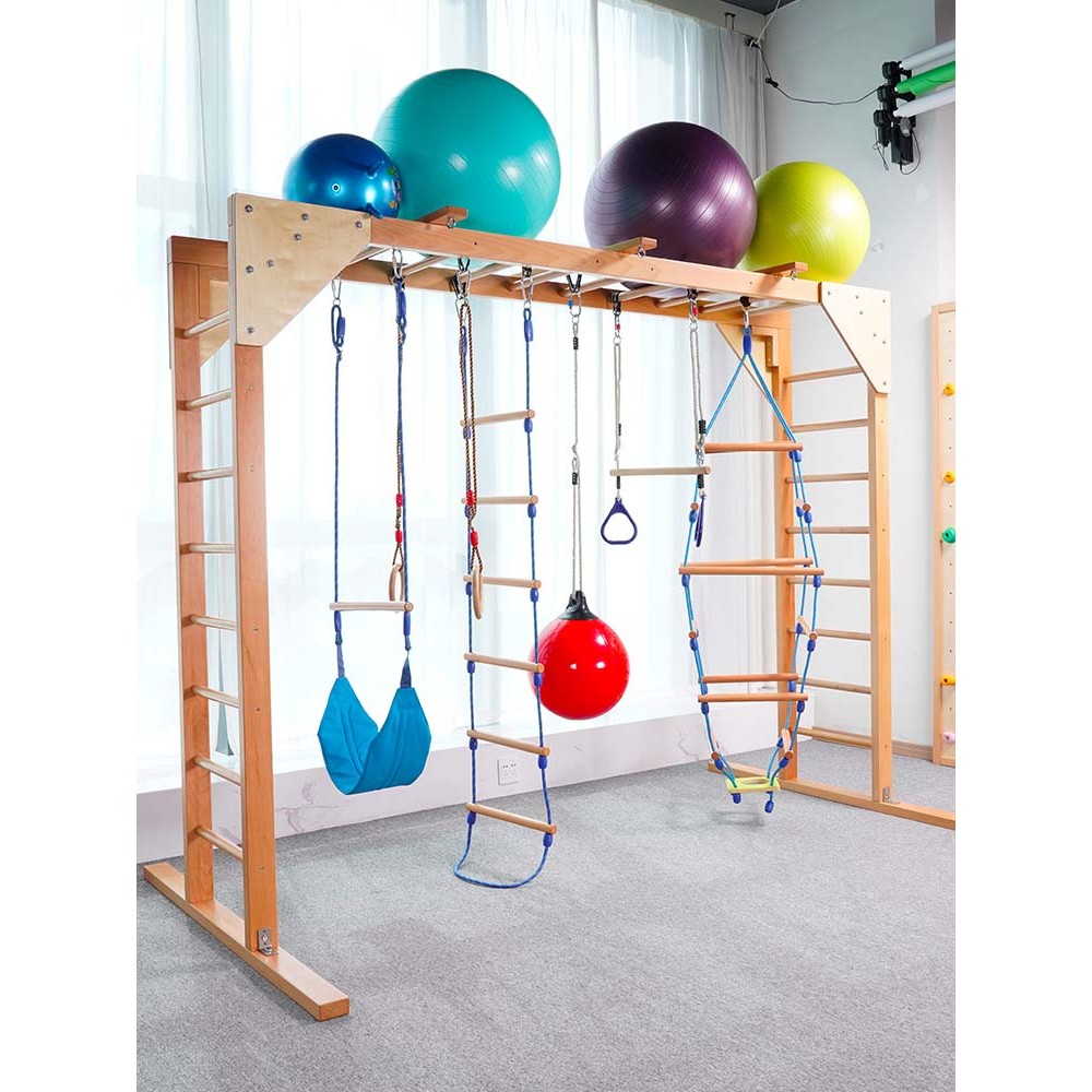 Physical Training Wooden Six-Speed Ladder Early Education Child Sense ...