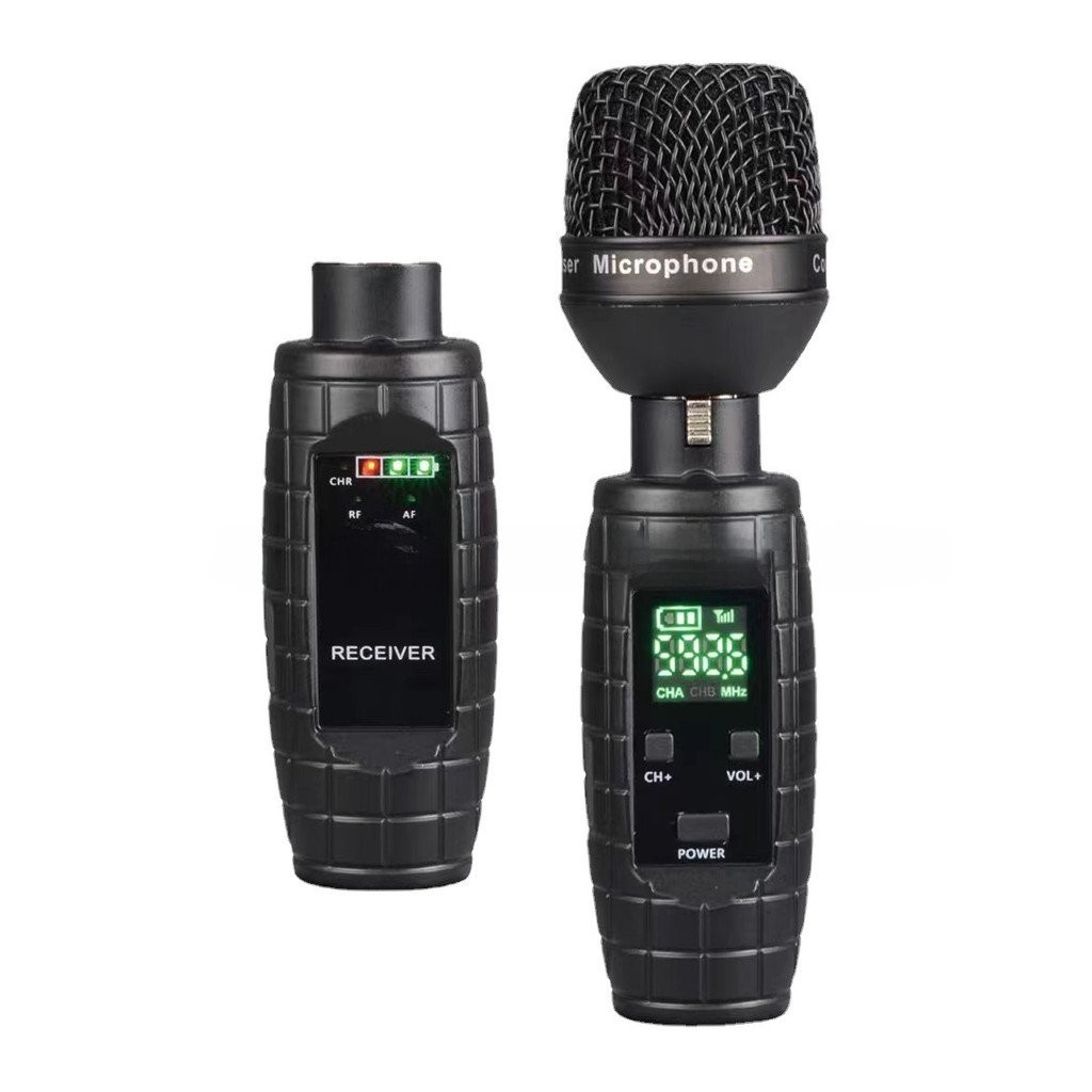 Kele Wireless Transmission Transmitter System Handheld Moving Coil ...