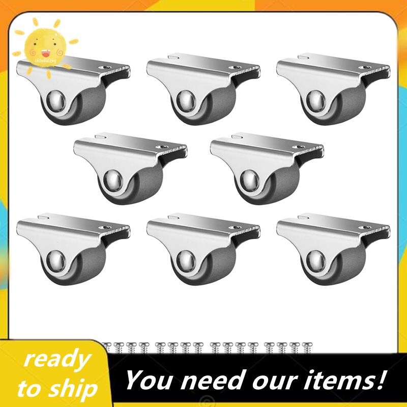 [Pretty] Mini Fixed Caster Wheels ,Low Profile Small Casters with ...