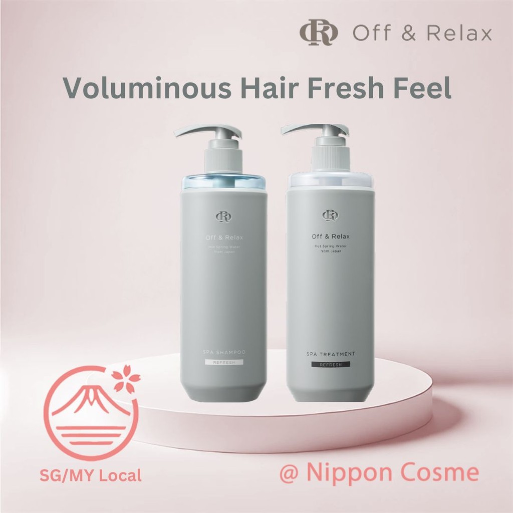 Off&Relax Or Spa Shampoo / Treatment Refresh (460ML) Hot Spring Water ...