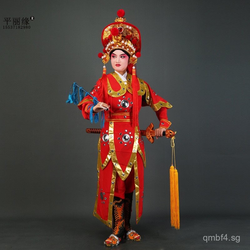 Opera Mulan Henan Opera Costume Ancient Stage Performance Costume Mulan ...