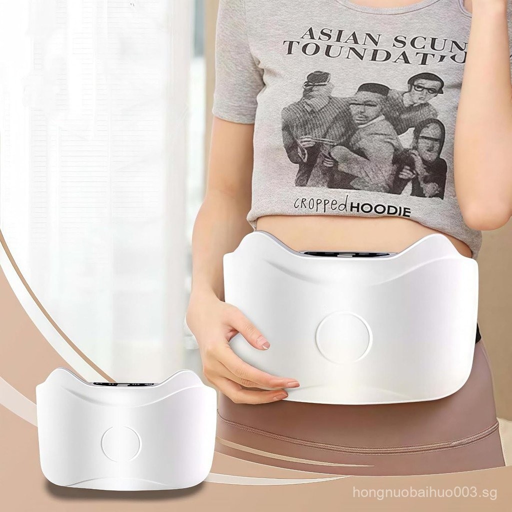 Electric Wireless Abdominal Massager for Fat Burning & Digestion with 4 ...