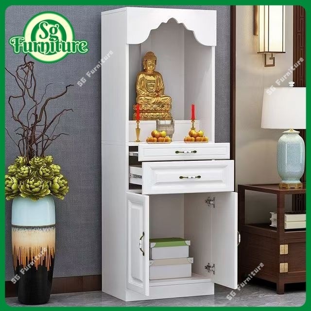 Buddhist Altar Standing Cabinet For Table, Household Buddha God Of ...