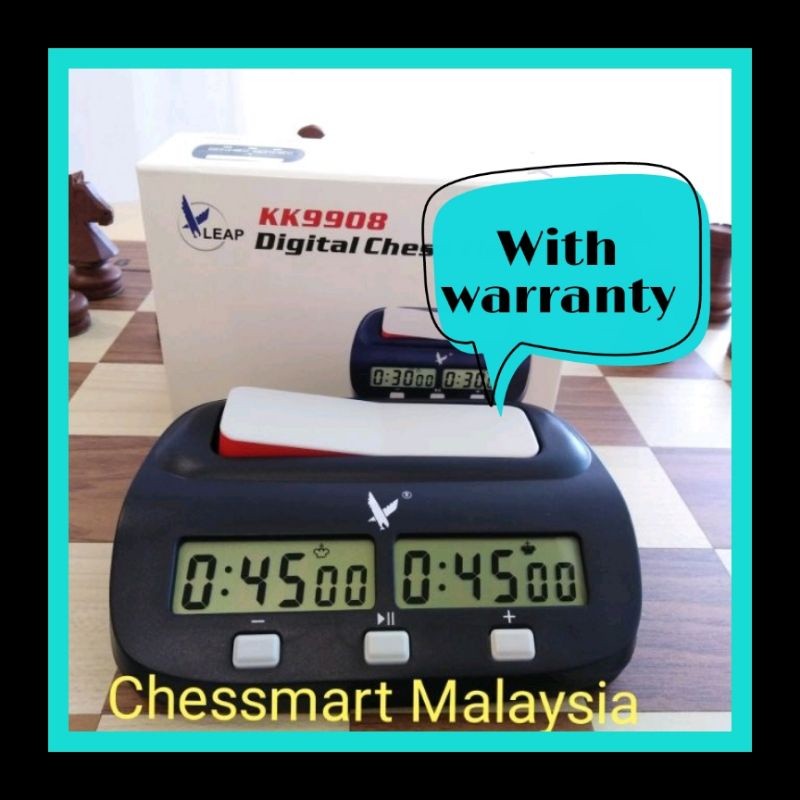 FIDE Approved Genuine Digital Chess Clock KK9908 with warranty | Shopee ...