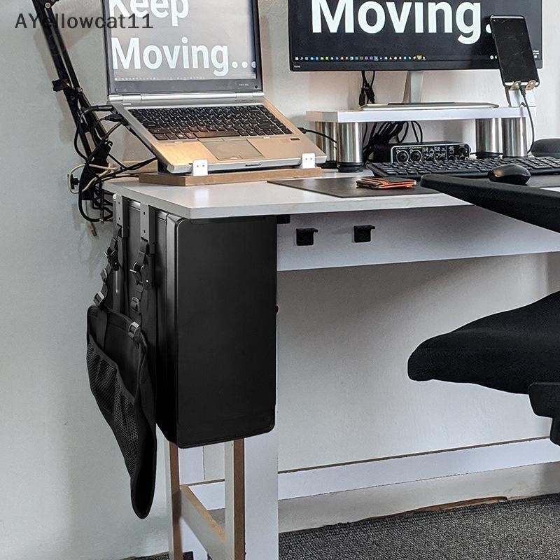 AA Universal Under Desk Hanging Computer Mainframe Holder With Storage ...
