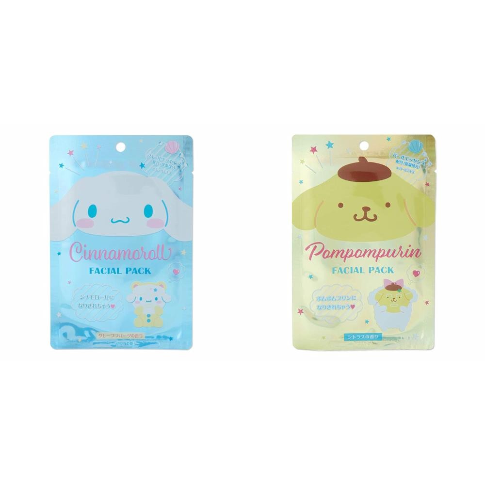 Sanrio Pompompurin Facial Pack ,Cinnamoroll,Pompompurin | Shopee Singapore