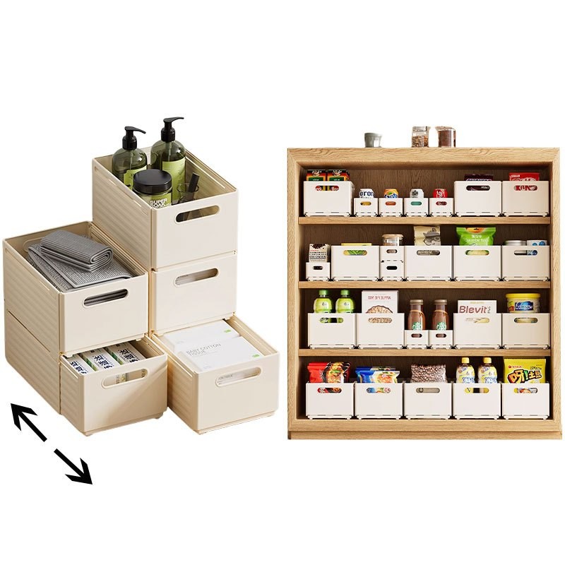 Extendable Storage Box / Retractable Wardrobe Organiser Box / Kitchen ...